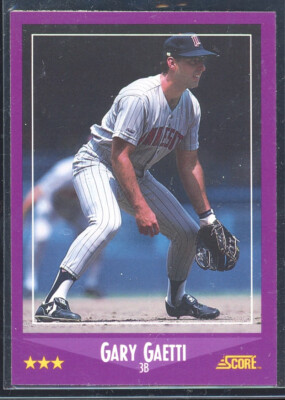 Very RARE Gary Gaetti 1988 Score Glossy Card #62 NM Twins 5,000 Sets | eBay
