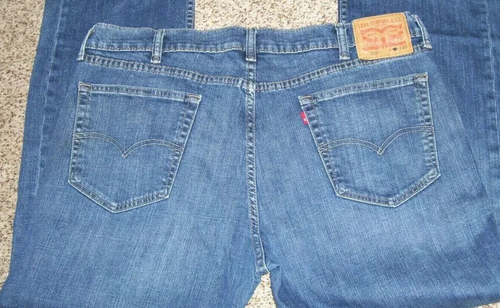 559 Levi's Mens Blue Jeans Denim Size 40X 30 ( 42 X 29 .5 ) #8008 | eBay