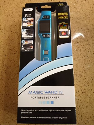 VuPoint Solutions MAGIC WAND IV ST470T HANDHELD PORTABLE SCANNER & CASE ...