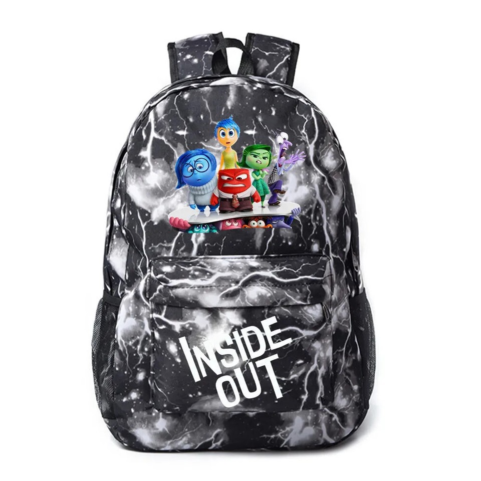 Inside/Out/movie Schoolbag Primary School Backpack Animation Shoulders ...