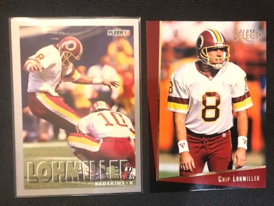 NFL - Chip Lohmiller 1993 Fleer & 1993 Select Football - Redskins | eBay