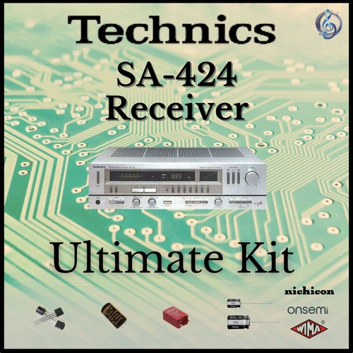 Technics SA-424 Receiver Ultimate Upgrade Kit Genuine Parts Restoration ...