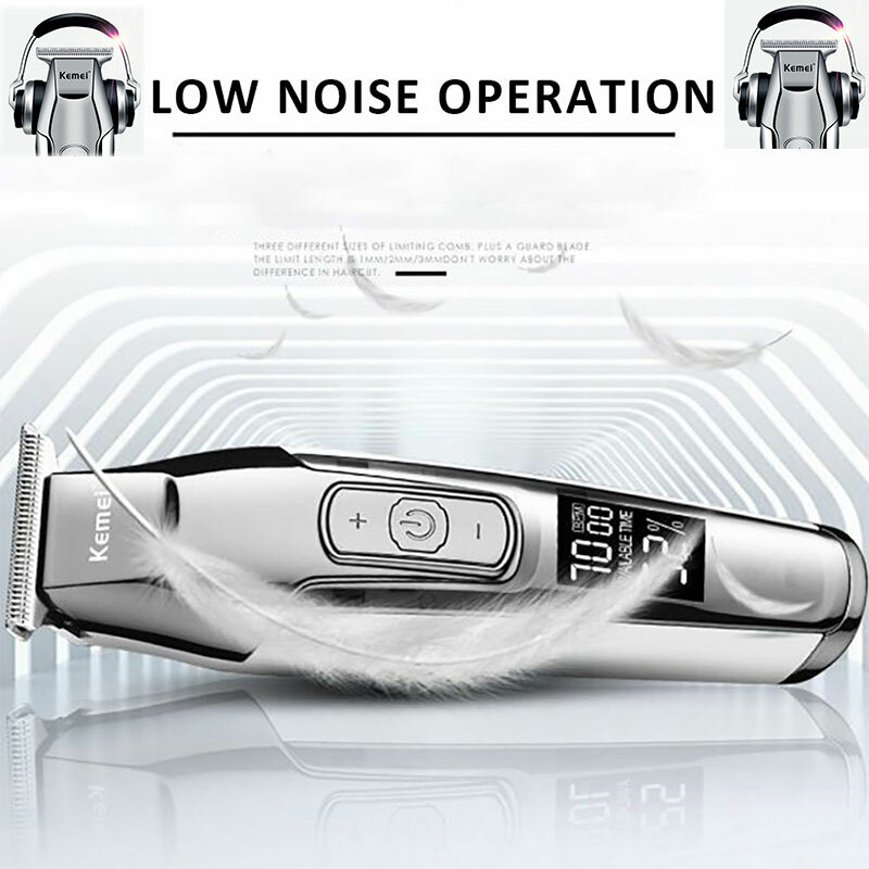 Metal Pro Electric Hair Clippers Rechargeable Hair Trimmers Haircut ...