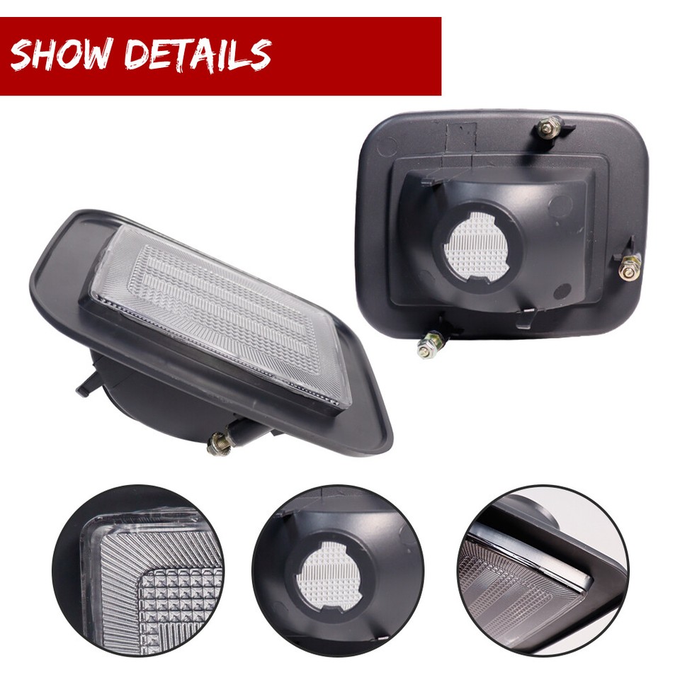 For 03 04 05 06 07 08 09 HUMMER H2 Clear Front Corner Side Parking Lamp ...