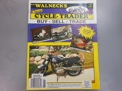 January 1992 Walnecks Classic Cycle Trader Magazine | eBay