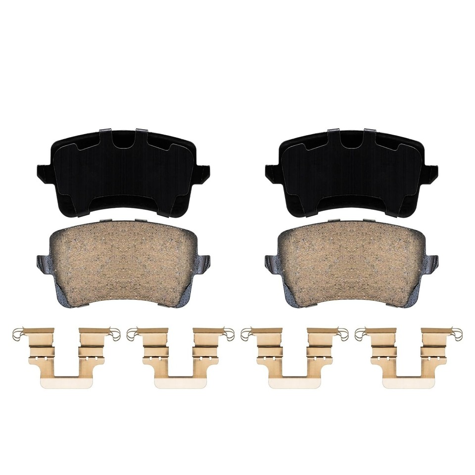 345mm Front 330mm Rear Drilled & Slotted Brake Rotors Pads Kit for Audi ...