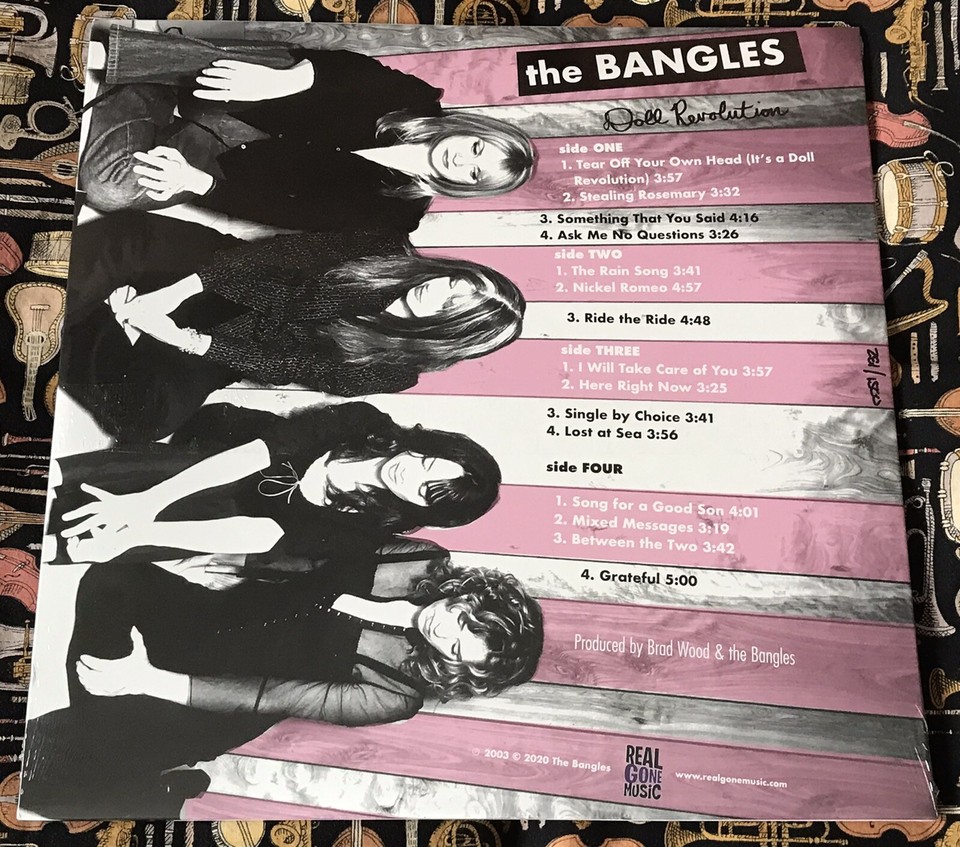THE BANGLES - DOLL REVOLUTION LP RSD HAND NUMBERED 2xLP PINK SWIRL ...