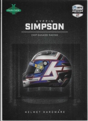 2025 Parkside IndyCar - Helmet Hardware - Kyffin Simpson #HH-KS Sparkle ...