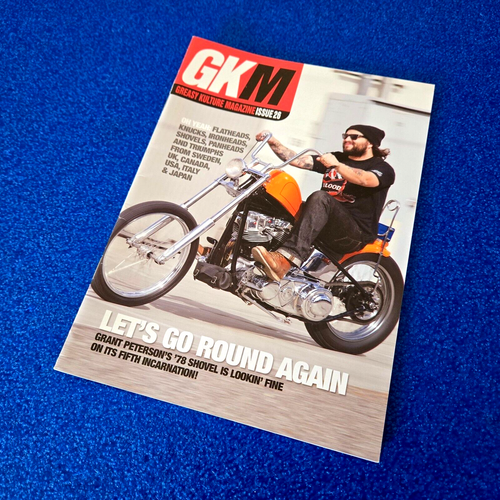 GREASY KULTURE ISSUE #26 BRITISH MOTORCYCLE MAGAZINE CLASSIC GK HARLEY ...