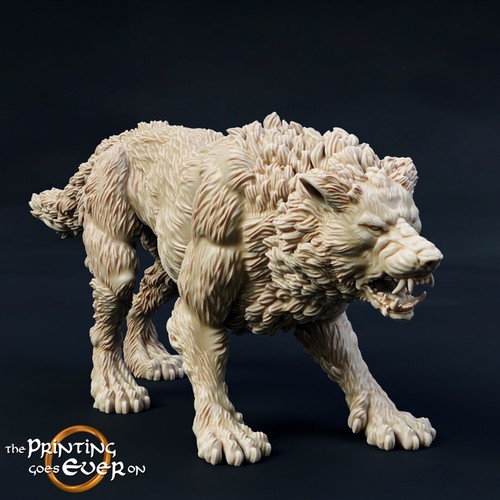 Morthan Warg Worg Wolf Pack Miniature | D&D DnD | | eBay