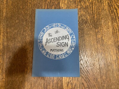 The Ascending Sign PB Book E.C. Matthews 1970 Astrology SC Vintage | eBay