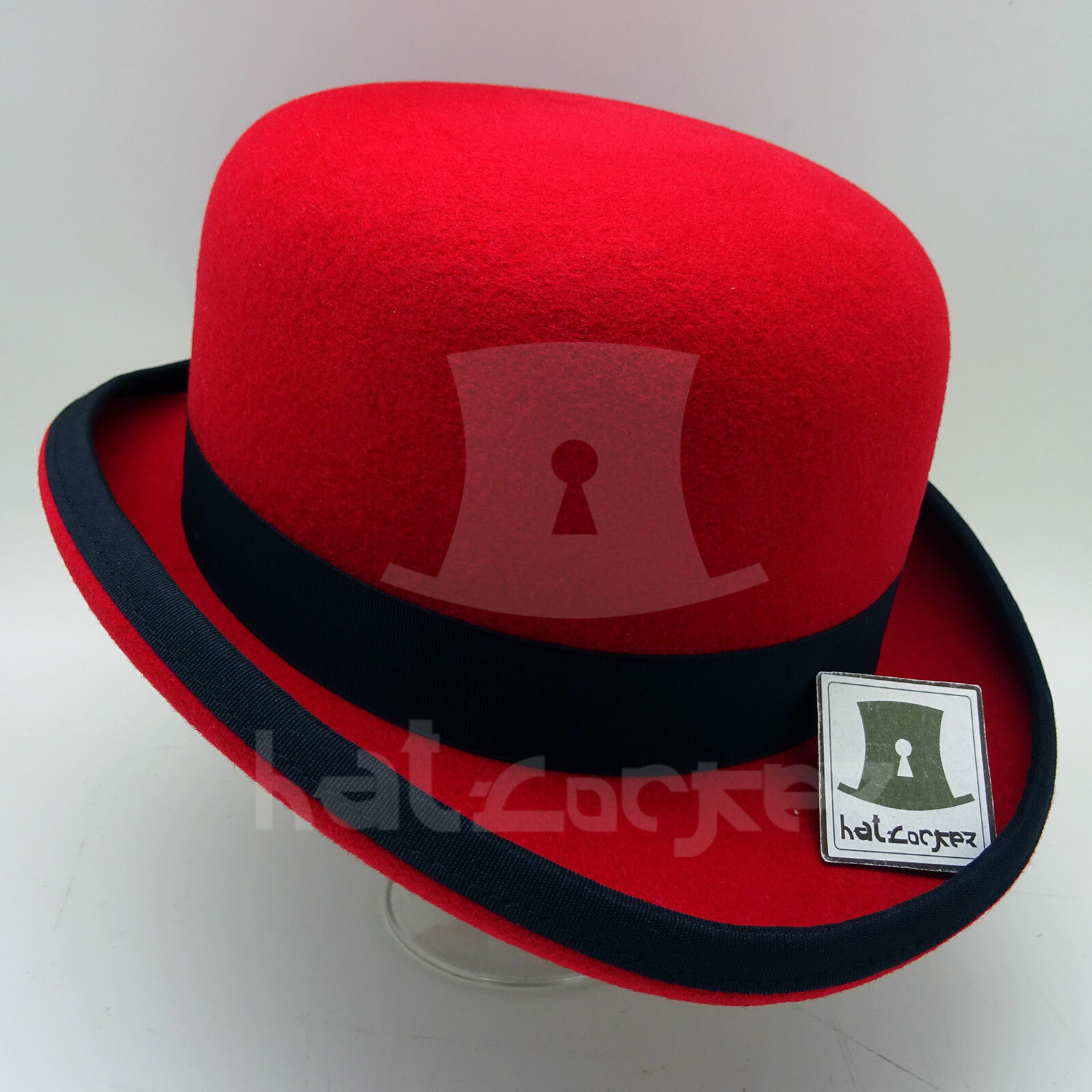 CLASSIC Wool Felt Men Bowler Hat Women Derby Billycock Gangster | 57cm ...
