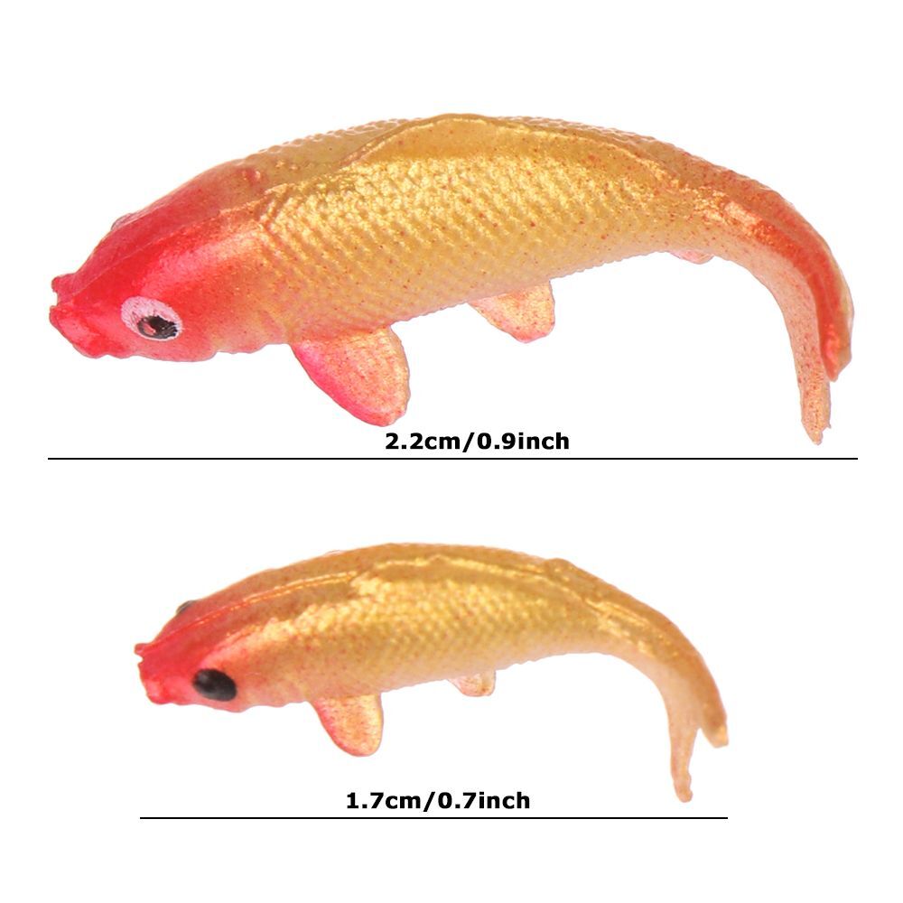 Play Round Square Tank Fishing Net Fishing Rod Miniature Goldfish Mini ...