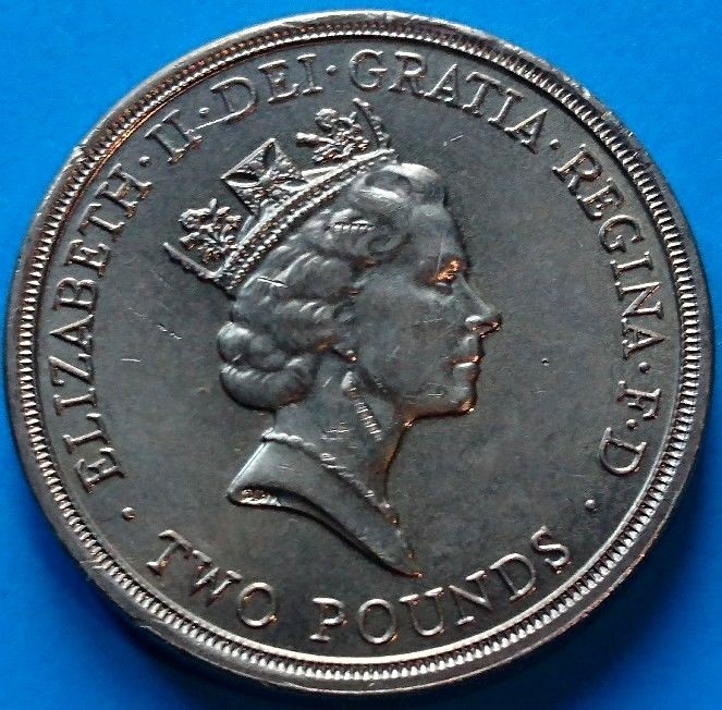 1995 £2 Two Pound Dove of Peace End of WWII WW2 UNC Uncirculated Coin ...