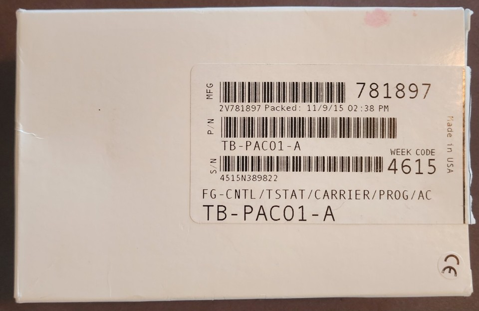 Carrier TB-PAC01-A | eBay