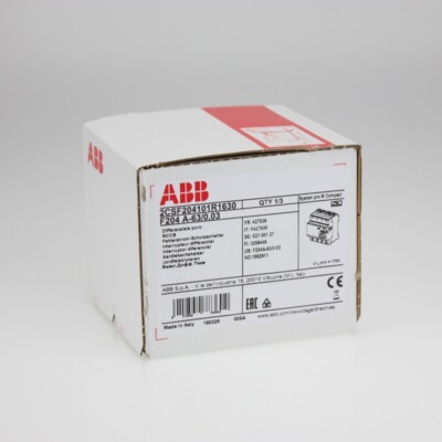 ABB F204A-63/0,03 FI-Schutzschalter 4P,Typ A,63A,30mA | eBay.de