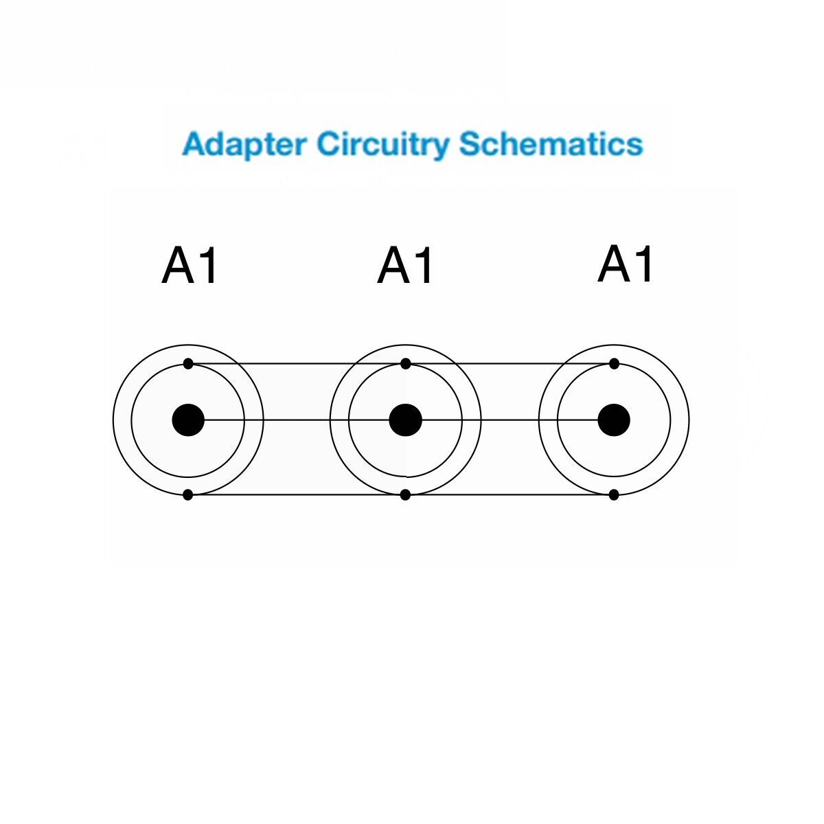 Replacement BN73 TEI14949 Connector Triaxial Triax TRB 3-lug Tee T RF ...