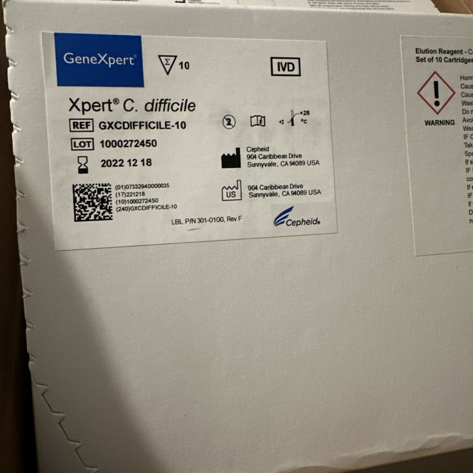 (QTY 6) Cepheid GeneXpert Xpert C. difficile 10 Pack GXCDIFFICILE-10. Lot Of 6 | eBay