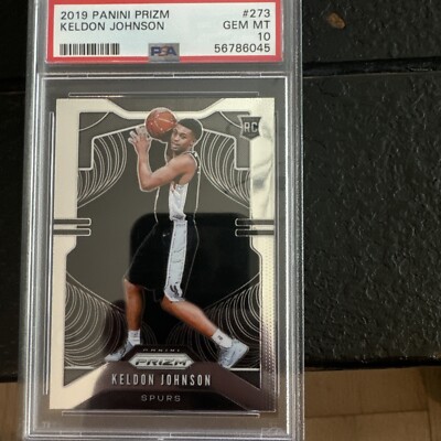 2019 Panini Prizm Basketball - Keldon Johnson Rookie Card (# 273) - PSA ...