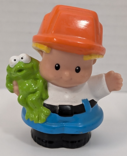 Fisher Price Little People Eddie Construction Worker & Freddie the Frog ...