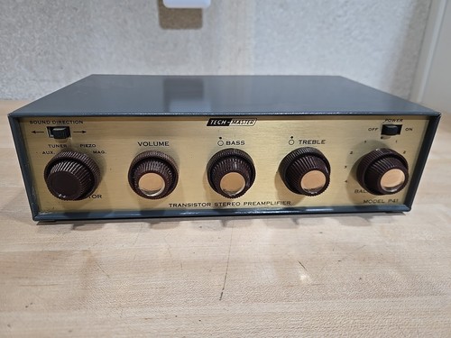 Vintage Tech-Master Transistor Preamplifier P41 High Fidelity Tube Made ...