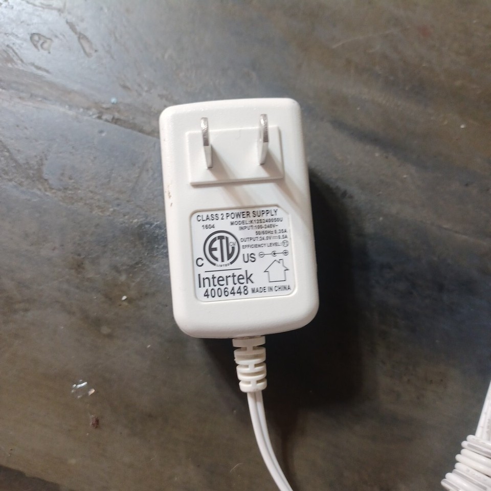 #E) Unitrex Intertek Class 2 Power Supply Model K12S240050U 24V 0.5A | eBay