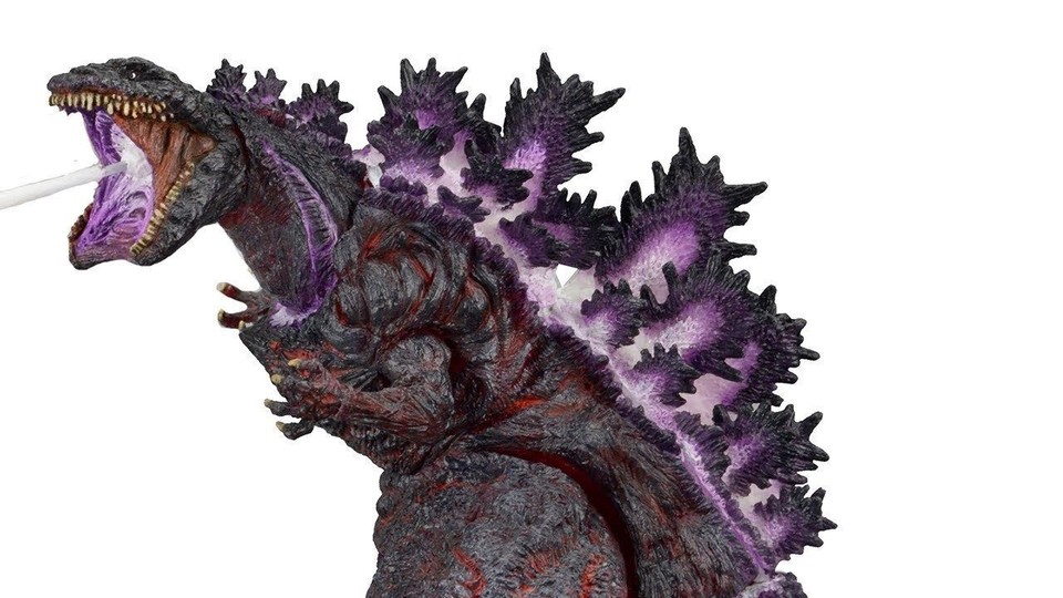 NEW Godzilla 2001 Atomic Purple Blast 12" Action Figure 6" Scale Movie ...