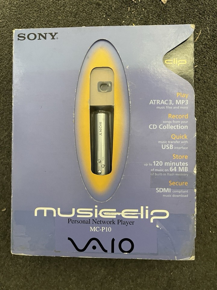 Sony VAIO Music Clip Personal Network Player MC-P10 MP3 Player ...