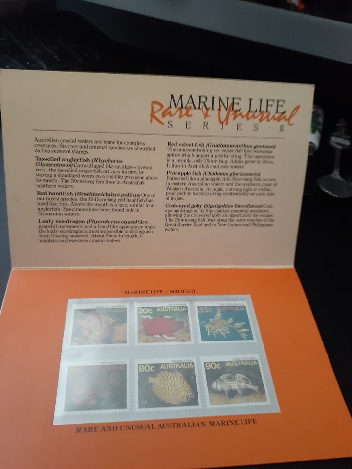 australia stamp presentation pack marine life series II | eBay