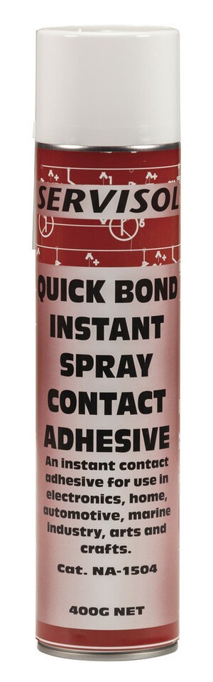 Servisol Spray-On Contact Adhesive Aerosol Spray Can 400g NA1504 | eBay ...