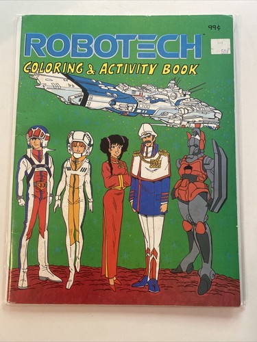Vntge 1985 ROBOTECH Coloring & Activity Book HARMONY GOLD/TATSUNOKO T ...