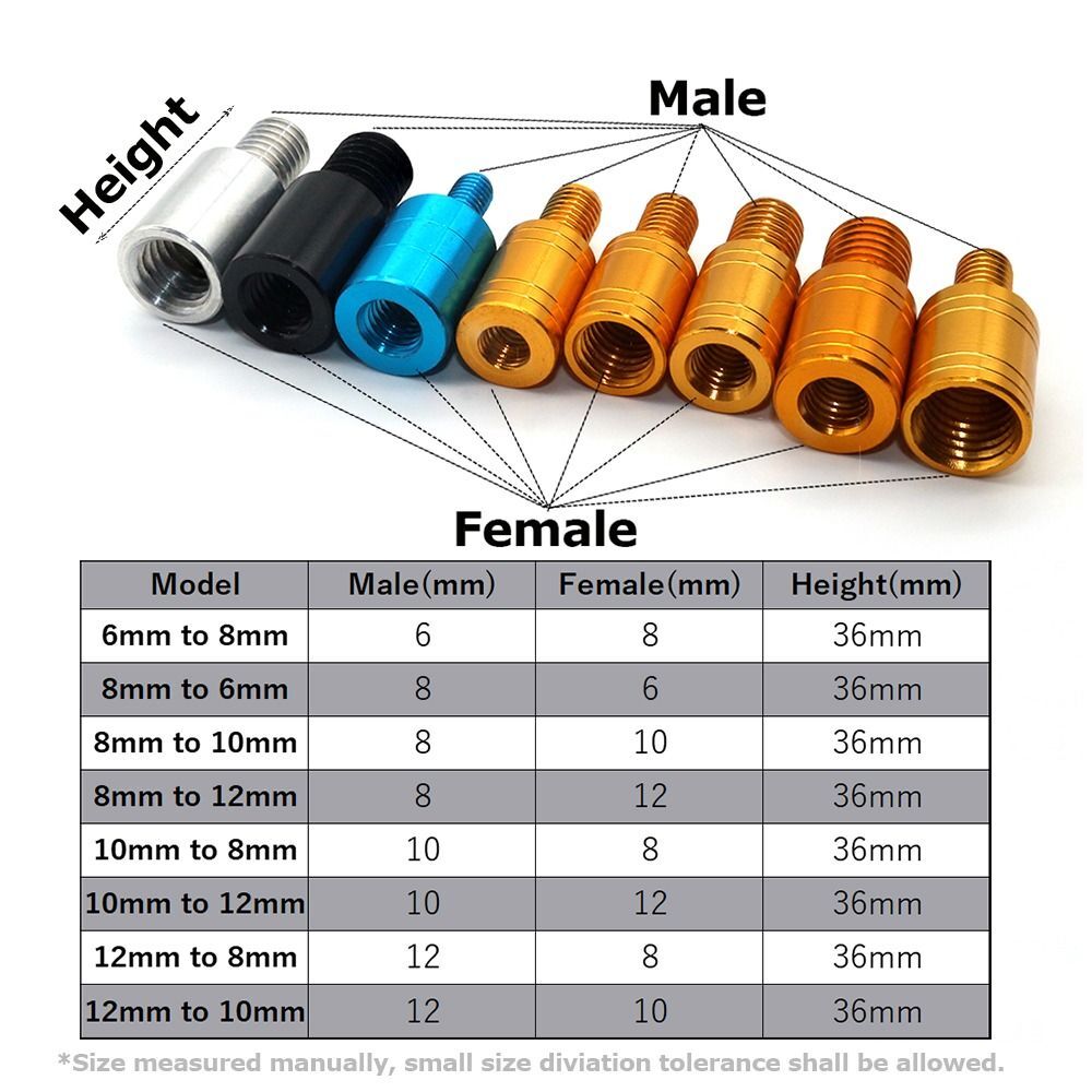 4pcs M8/M10/M12 Fishing Net Rod Pod Connector Net Handle Thread Adaptor ...