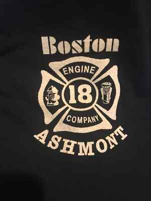 Boston Fire Engine-18 T-Shirt Large FDNY New York Boston Chicago Fire ...