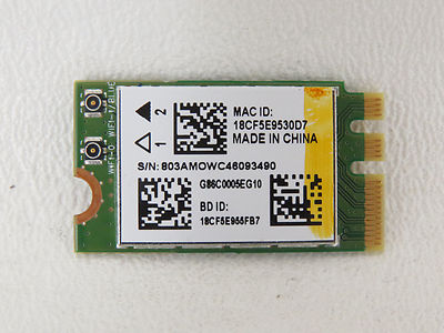 Atheros QCNFA335 802.11b/g/n + BT4.0 PCIe NGFF Card G86C0005EG10 ...