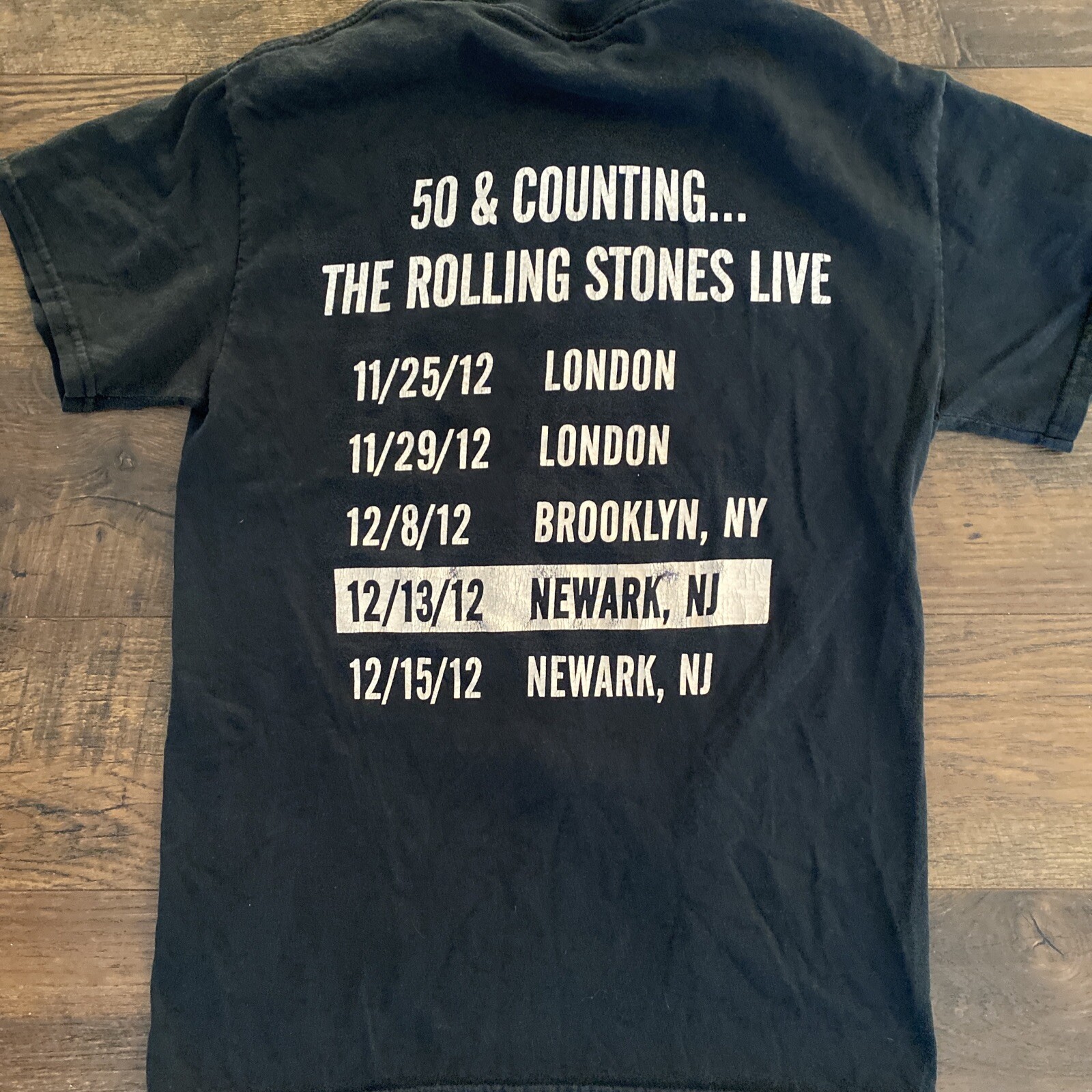 Rolling Stones 50 Years Concert Tour T-Shirt Gildan S… - Gem