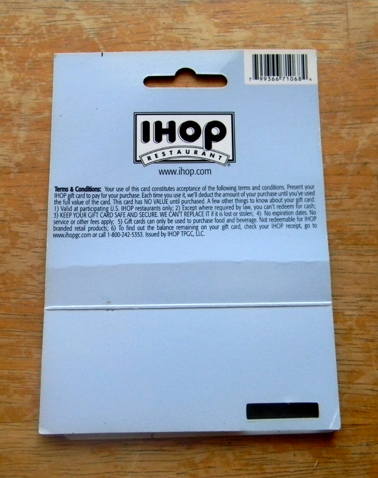 IHOP Gift Card ~ $25 ~ Free Shipping | eBay