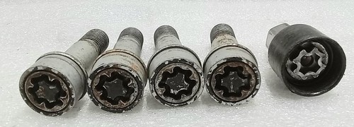 2007-2017 Mercedes S550 S-Class Set of 4 Security Lug Bolts with Key ...