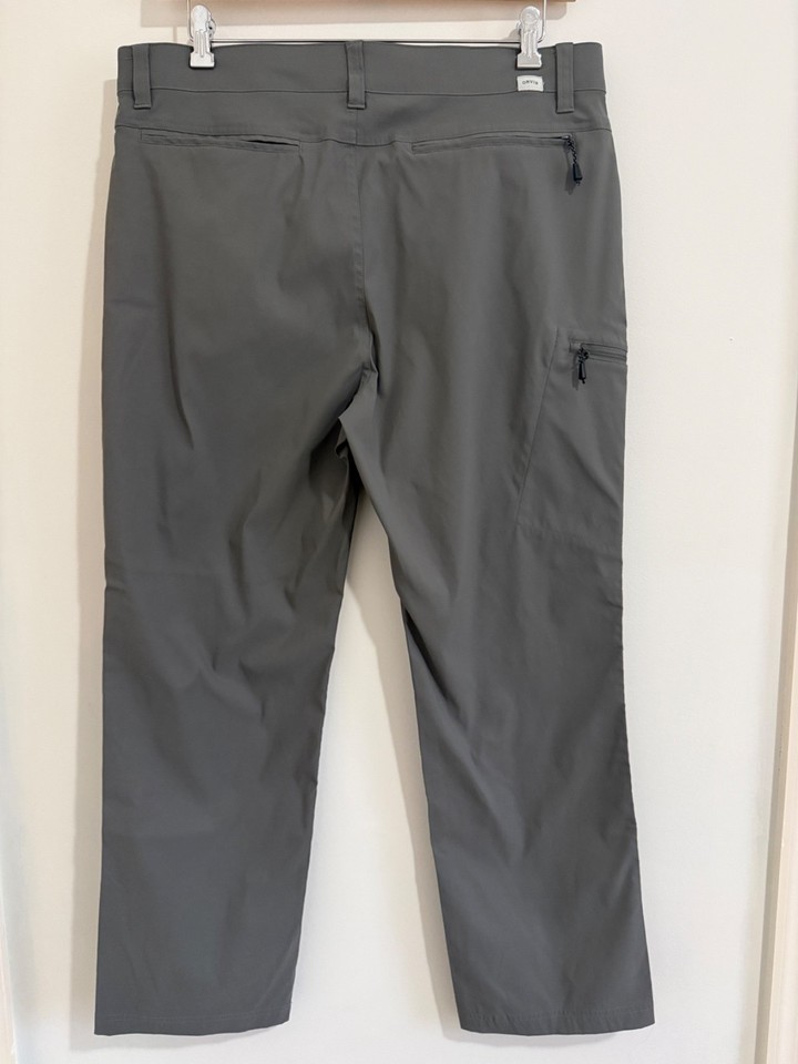 Men's Orvis Tech Pants Gray 36x29 | eBay