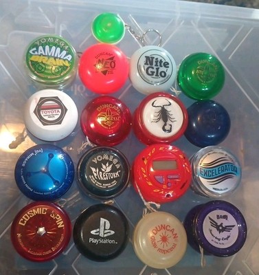 Vintage Yoyo Lot Duncan Cosmic Spin Yo Mega PlayStation Toyota | eBay