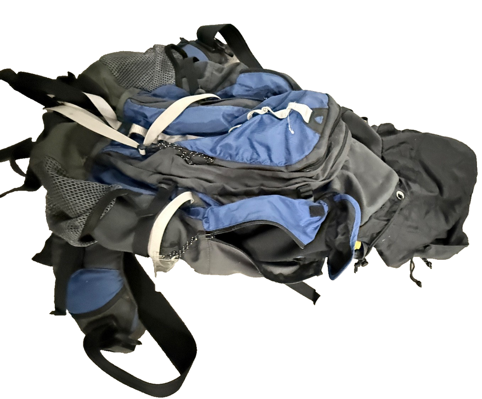 Kelty Coyote 4750 Internal Frame Hiking Backpack Blue Gray Large ...