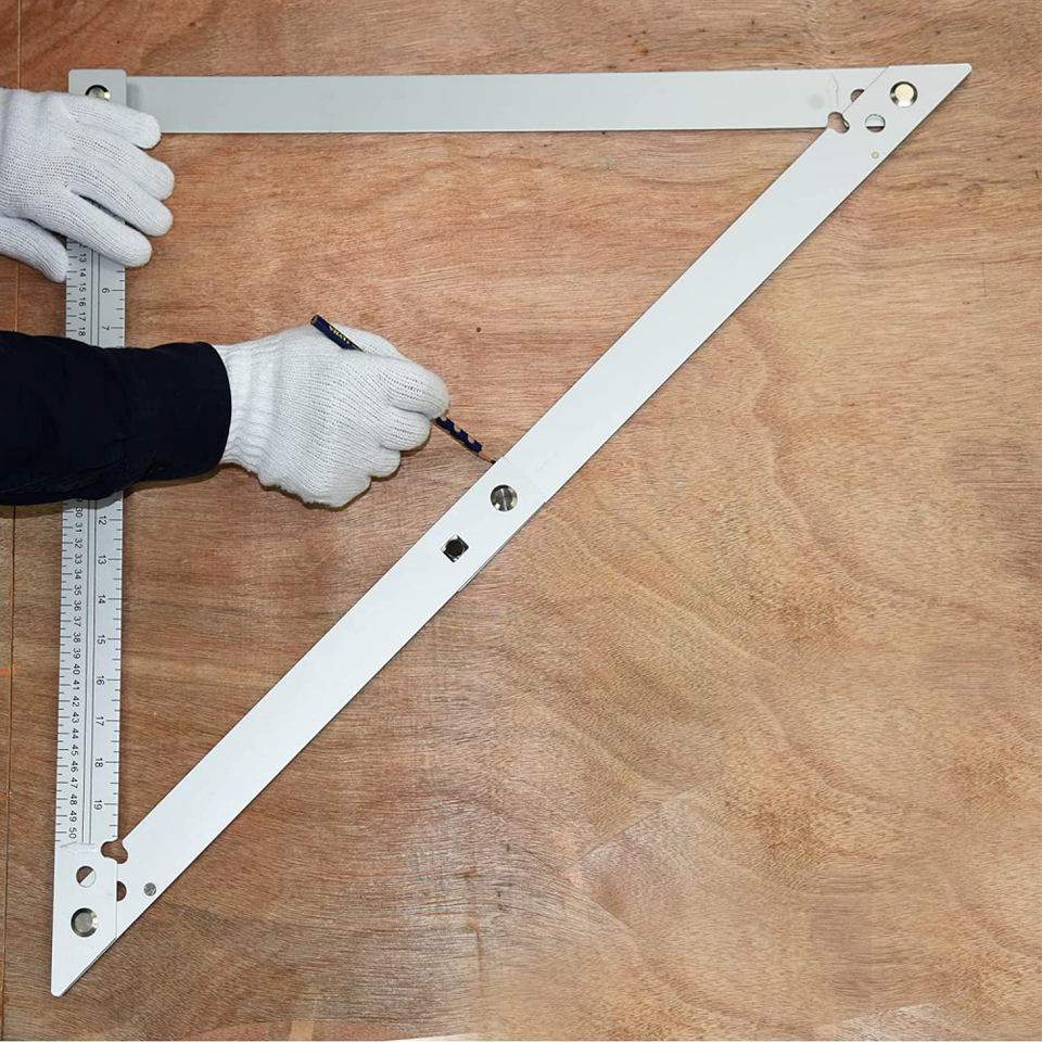 Drywall Triangle Ruler Square Folding Layout Aluminium Frame ...
