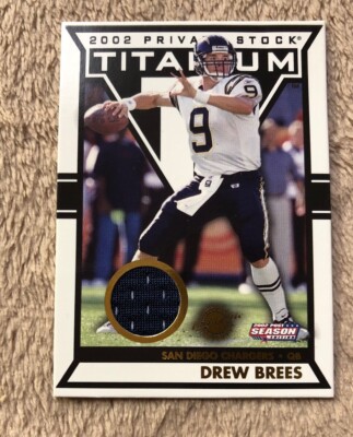 *2002 Private Stock Titanium Post Season #119 Drew Brees Jsy 403/435 ...