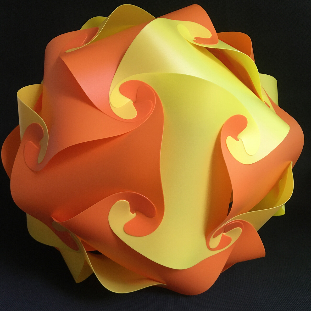 2 colours 30 PCS Ceiling Lampshade IQ Puzzle Jigsaw Light Lamp Shade ...