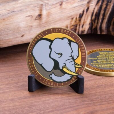 Elephant Wildlife Challenge Coin | eBay