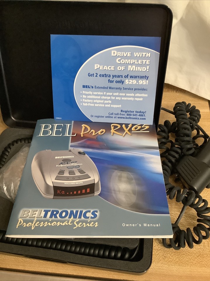 Beltronics Pro RX65 Radar / Laser/ Safety Detector 65789230659 | eBay