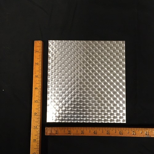 6" x 6" Engine Turned Aluminum Sheet Metal - Swirled Panel | eBay