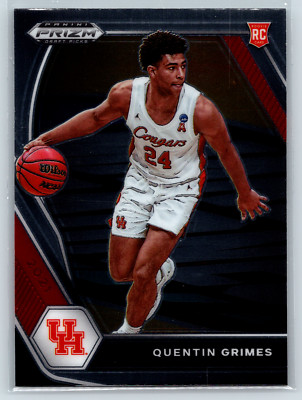 Quentin Grimes 2021 Panini Prizm Collegiate Draft Picks RC #46 Houston ...