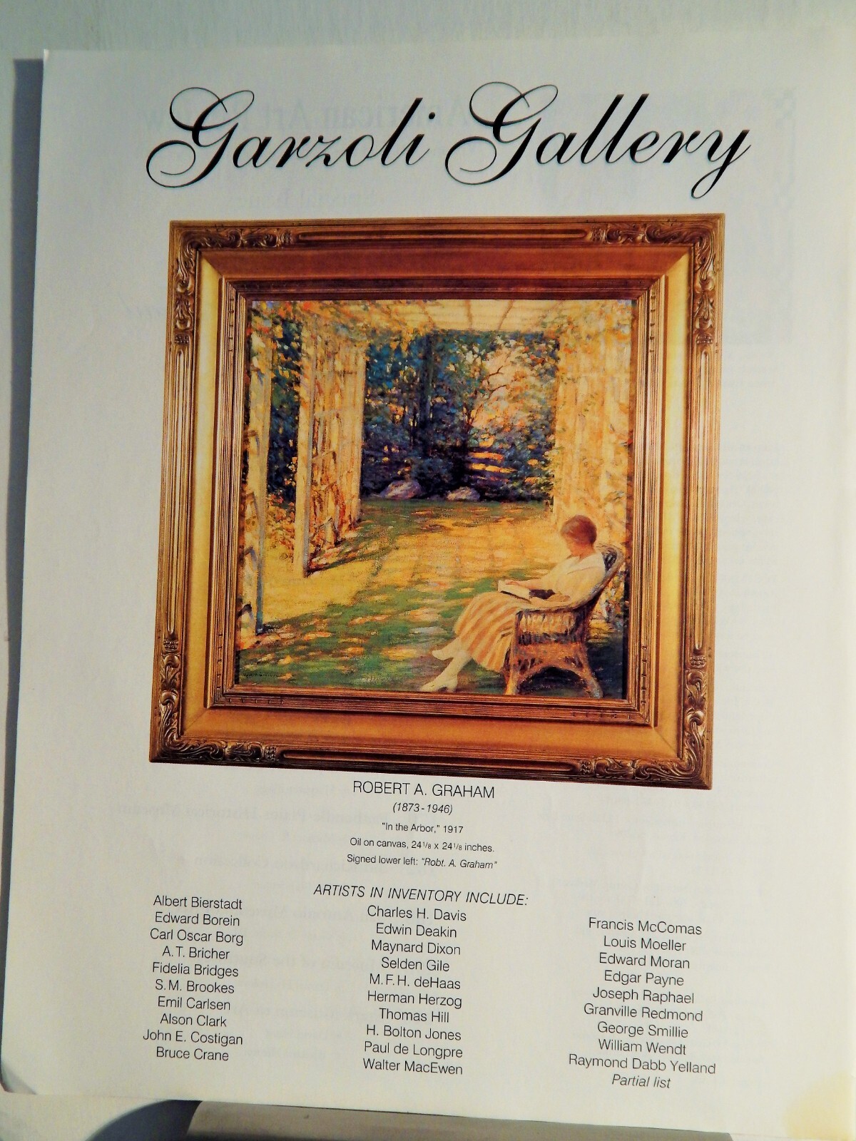 ROBERT A GRAHAM ART PIECE VTG ORIG 2001 ADVERTISEMENT | eBay