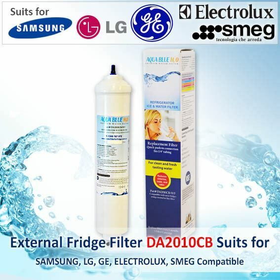 2 x Kelvinator Compatible External Fridge Filter DA2010CB GENUINE ...