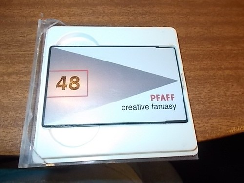 PFAFF CREATIVE FANTASY EMBROIDERY CARD #48 Pattern combo 7570 7562 7560 ...